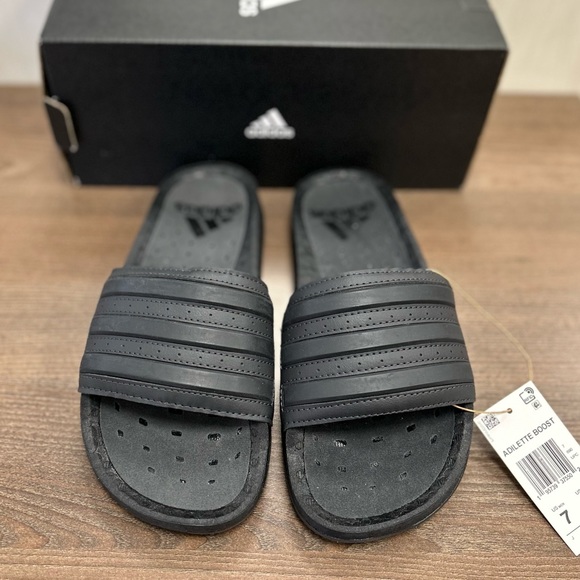 adidas | Shoes | Adidas Adilette Boost Slides Size 8 | Poshmark